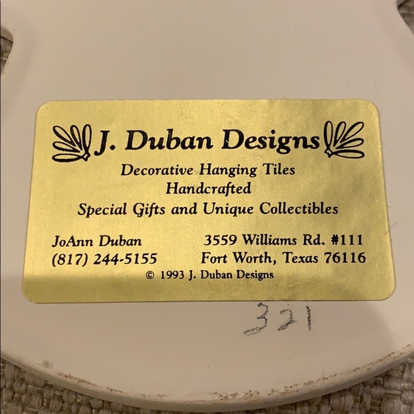 J Duban Designs | Wall Decor | Ceramic Angel Wall Hanging By J Durban ...